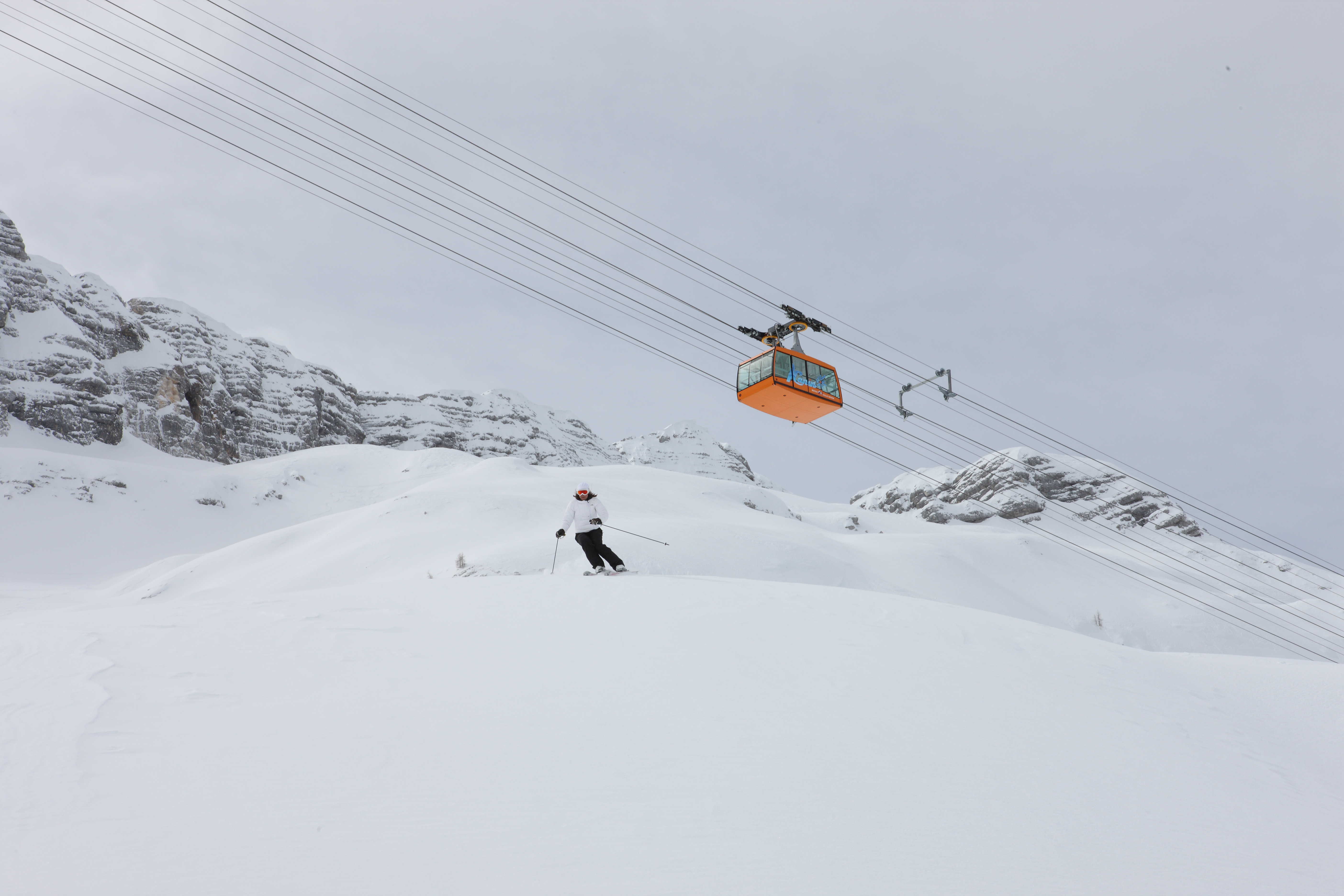 Skifahren in Sella Nevea